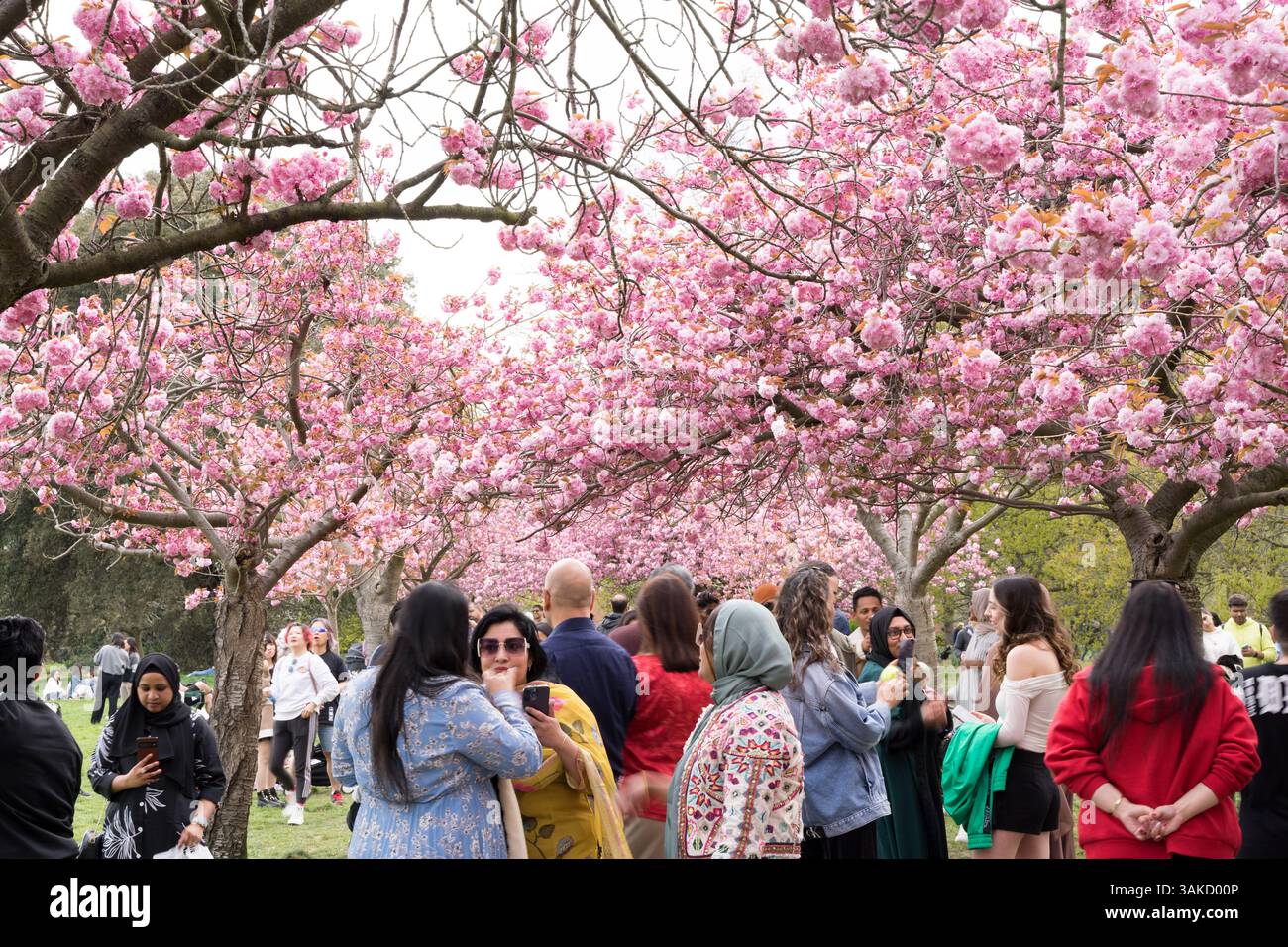London Greenwich UK, 12th April 2025. UK Weather. on a day with high ...