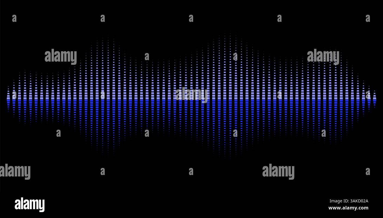 Digital EQ Music Equalizer. Sound Wave Design Element. Speaking Sound ...