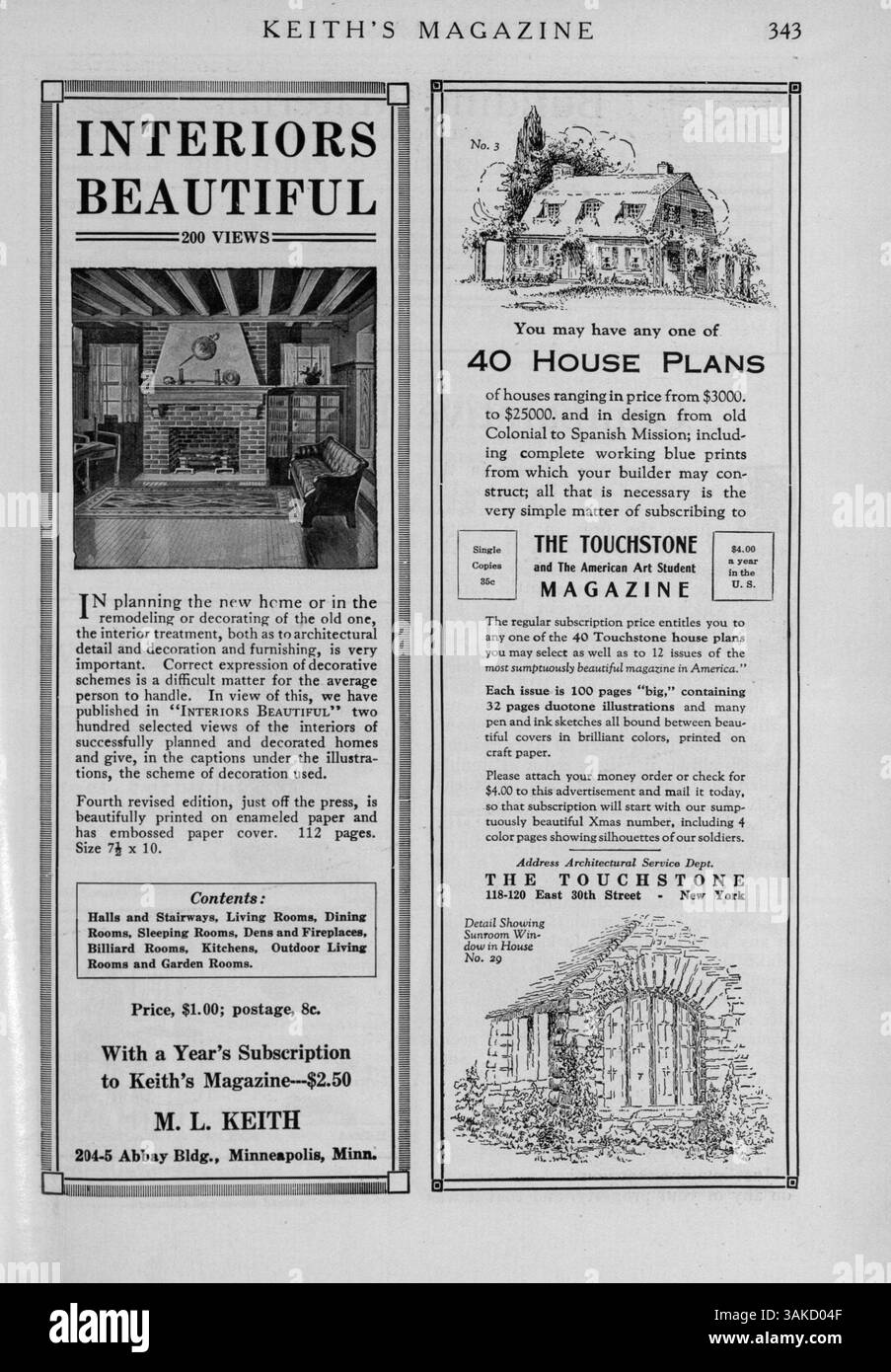 Twelve issues of Keith's Magazine, published monthly by Minneapolis ...