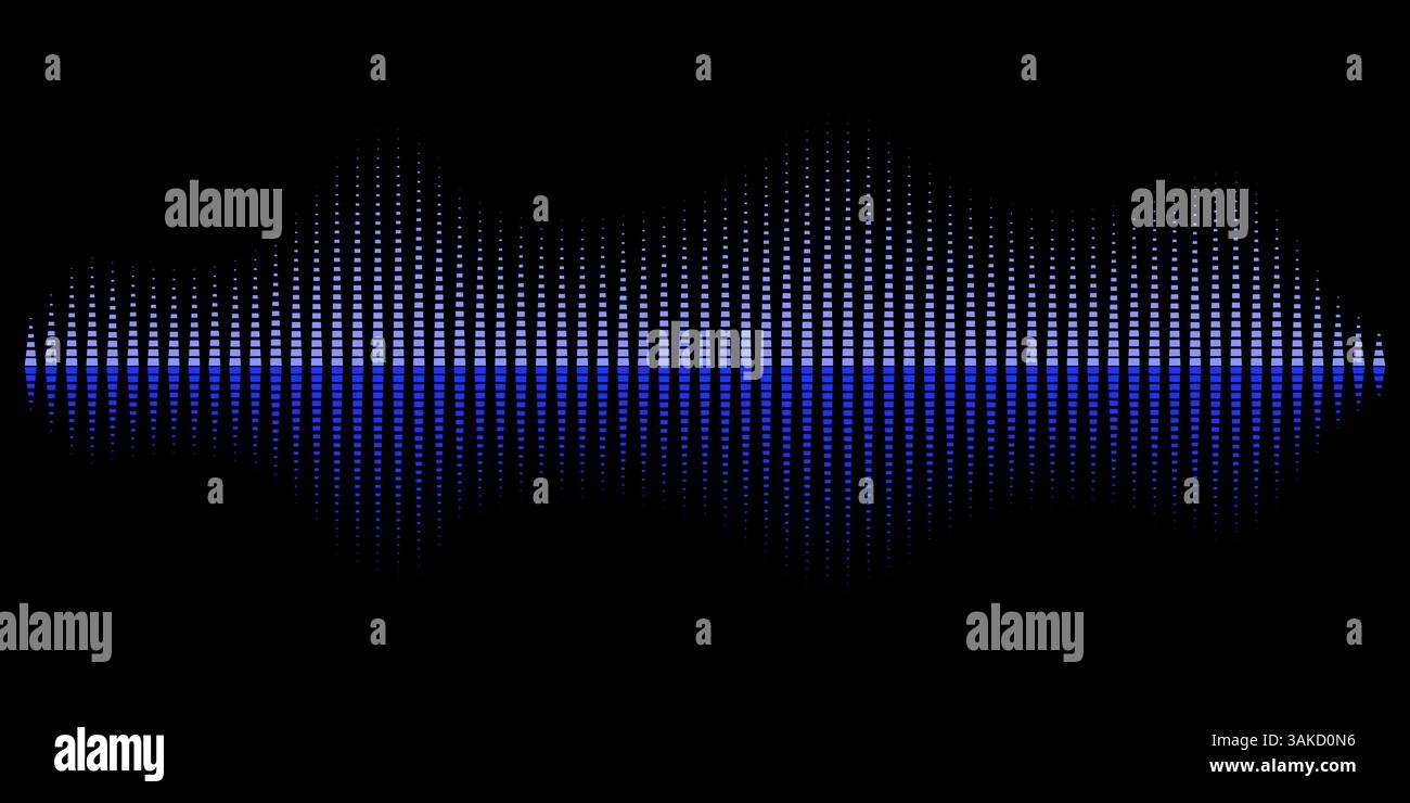 Vector Digital EQ Music Equalizer. Sound Wave Design Element. Speaking ...