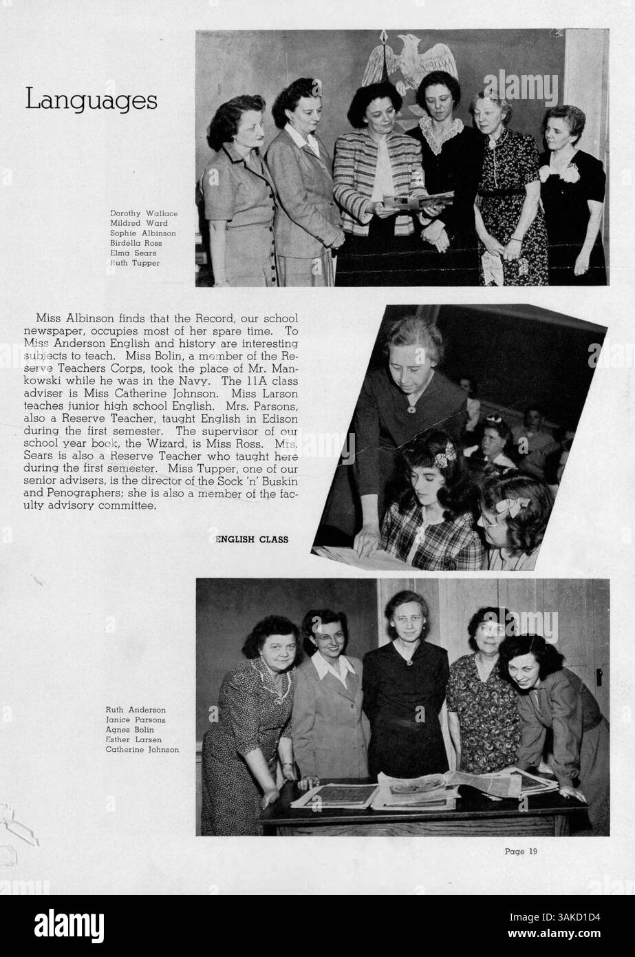 The Edison Yearbook for 1946, "Should Auld Acquaintance Be Forgot ...