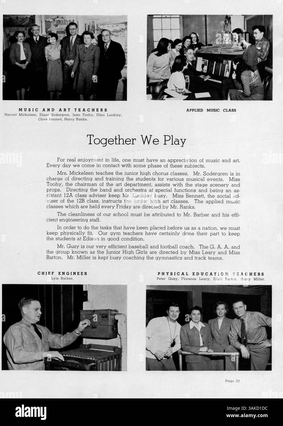 The 1946 Edison Yearbook, "Should Auld Acquaintance Be Forgot ...