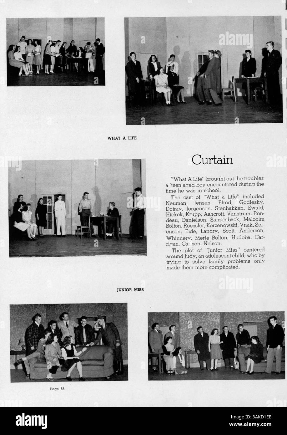 1945 yearbook from edison high school records major school events hi ...