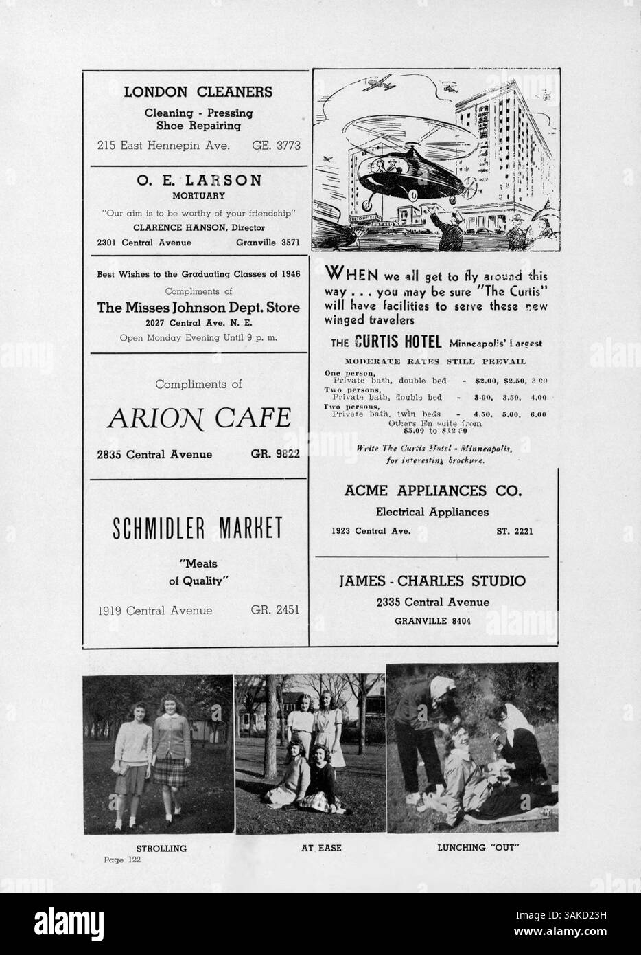 This 1946 yearbook from Edison High School chronicles students ...