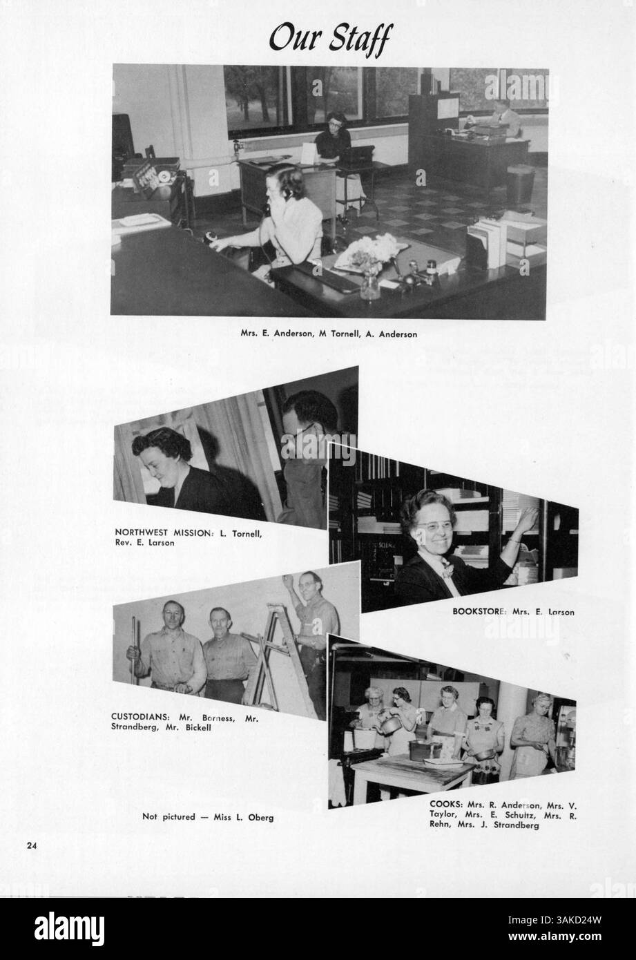 The 1953 Antler yearbook from Minnehaha Academy documents students ...