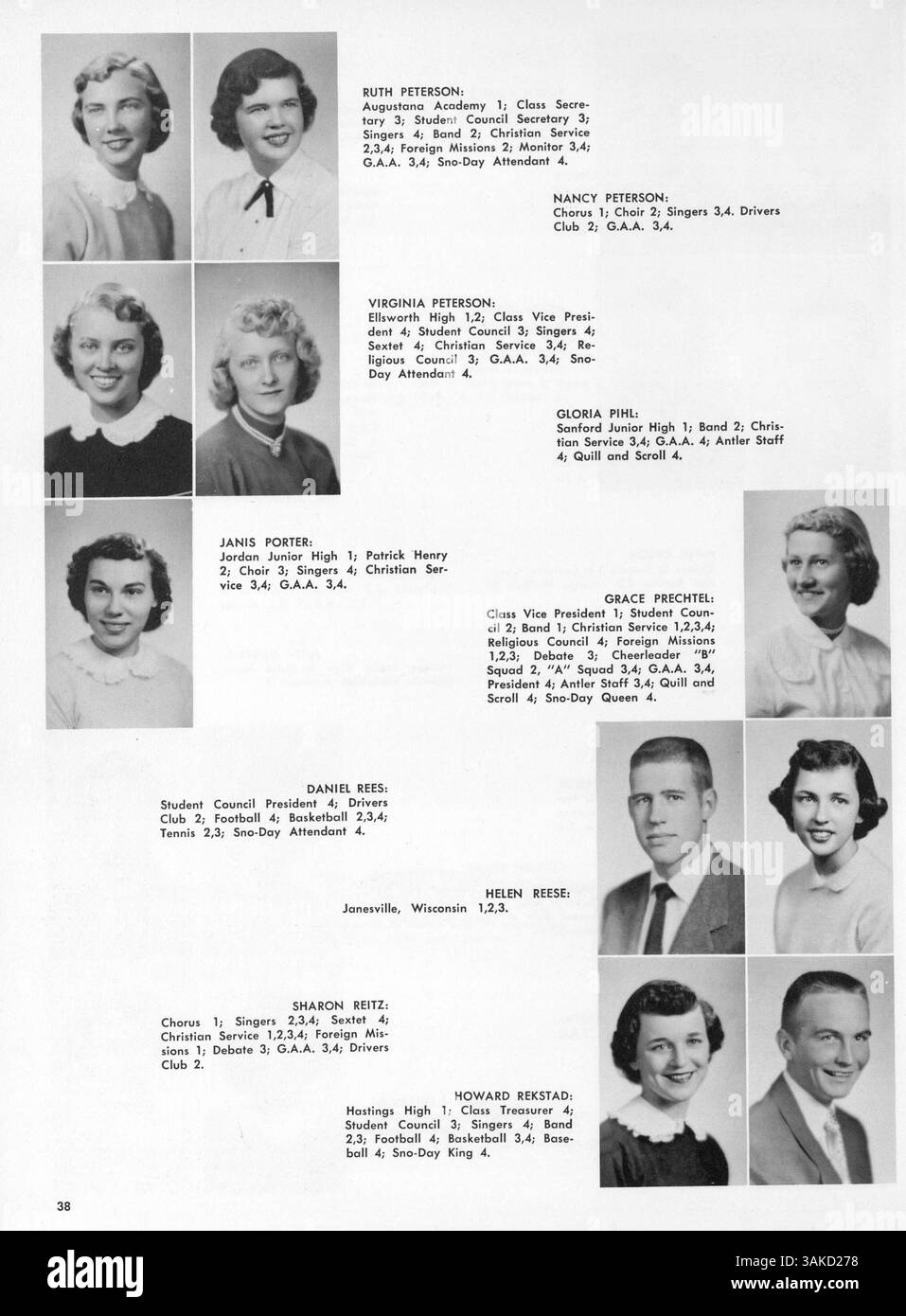 This high school yearbook from Minnehaha Academy captures the students ...