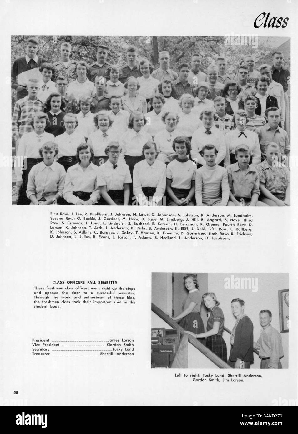 The 1953 Antler yearbook from Minnehaha Academy highlights the students ...