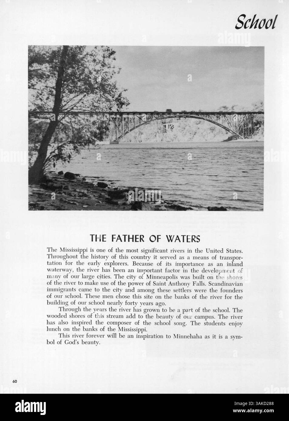 The 1953 Antler yearbook of Minnehaha Academy presents an overview of ...