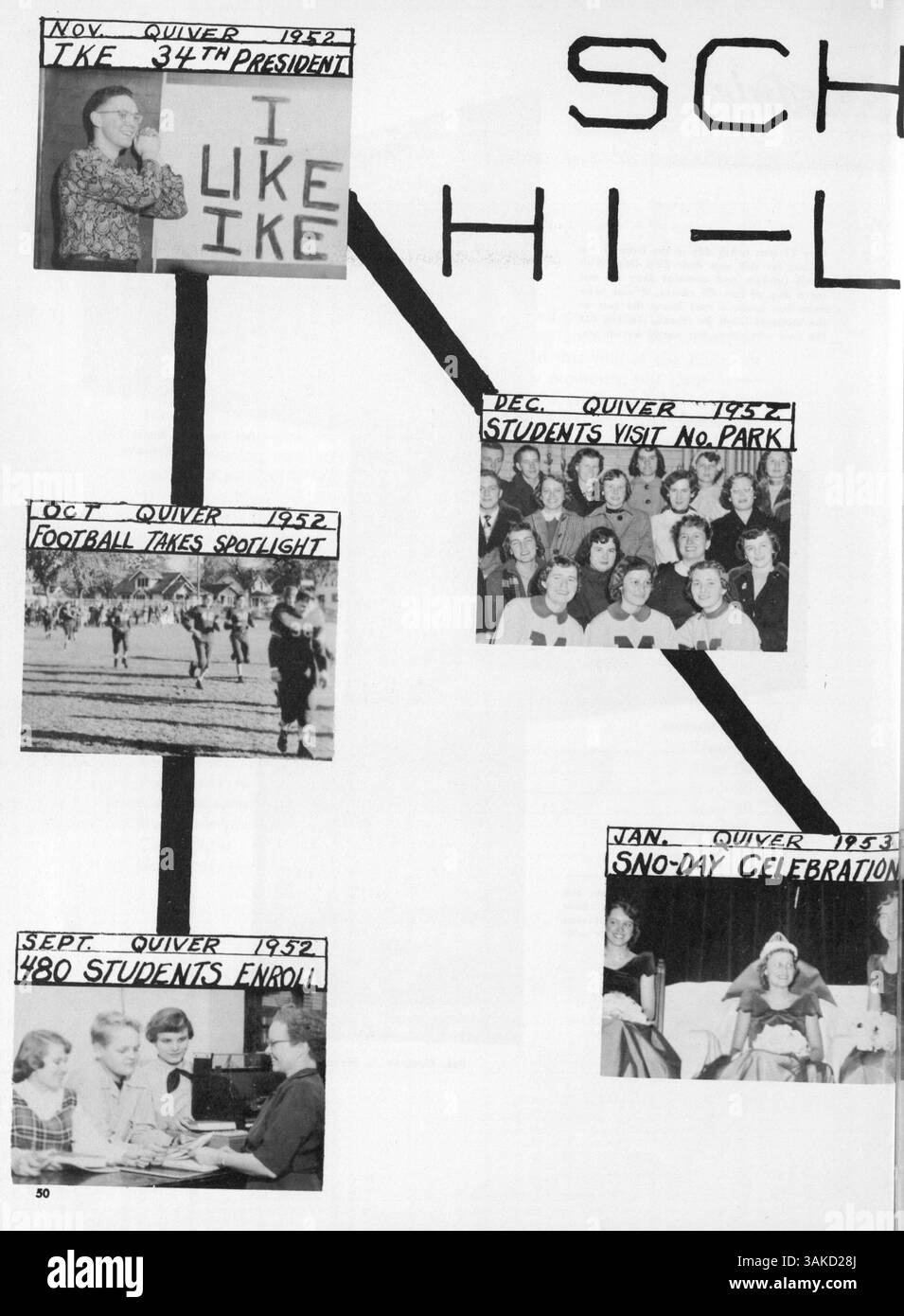 This 1953 yearbook from Minnehaha Academy documents students, teachers ...