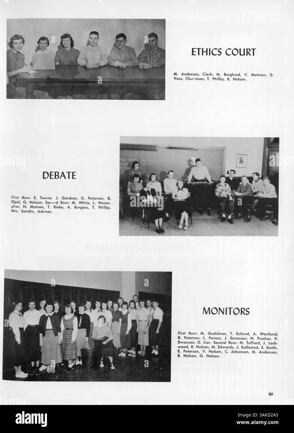 This 1953 edition of the 'Antler' yearbook from Minnehaha Academy ...