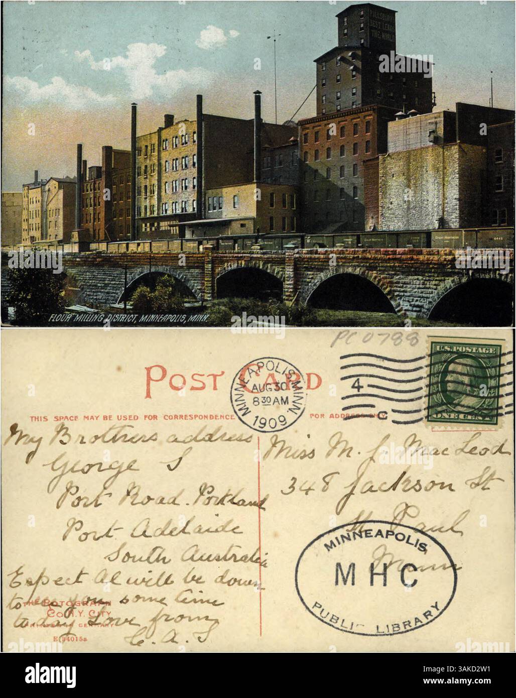 The Flour Milling District in Minneapolis, located on the west side of ...