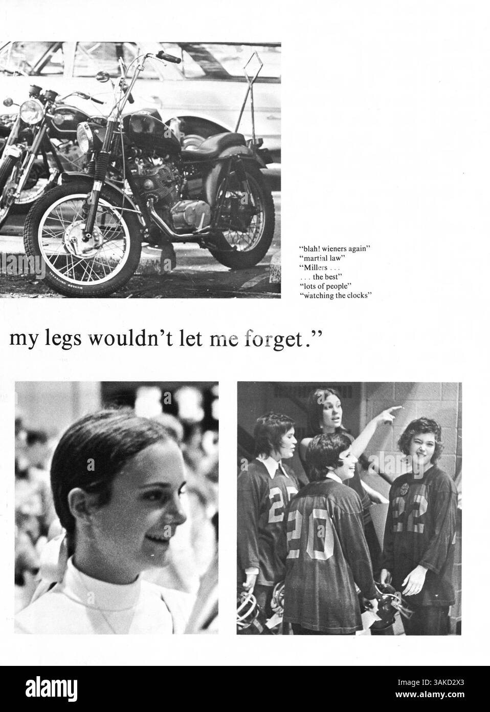 The 1971 Wahian yearbook from Washburn High School highlights the 1970 ...