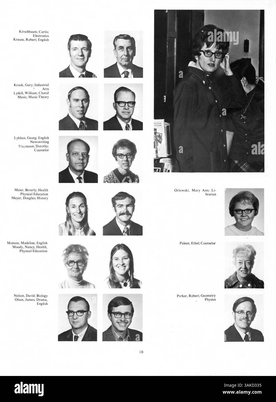 This 1971 Wahian yearbook from Washburn High School documents the ...