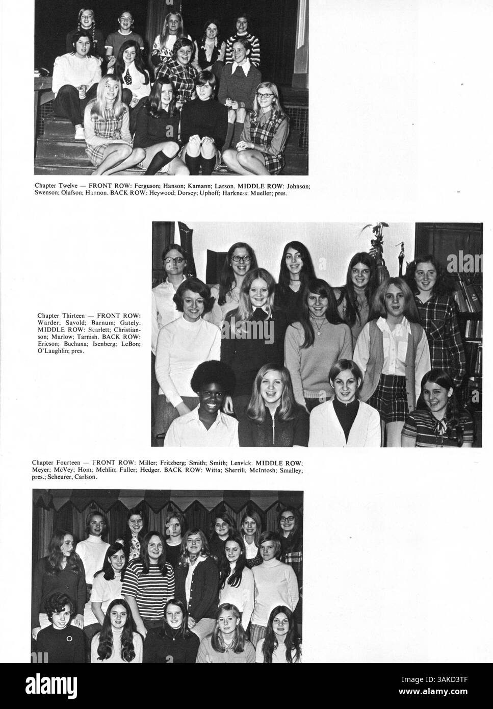 This 1971 high school yearbook captures the events, students, faculty ...