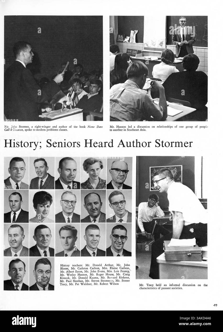 The 1967 'Profiles' yearbook from Kennedy High School features students ...