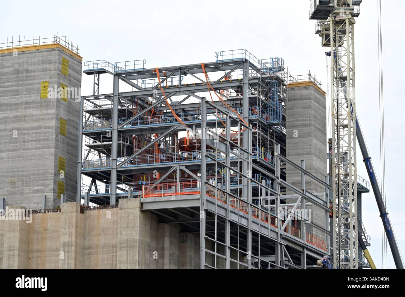 South Clyde Energy Centre Construction site an Energy from Waste ...