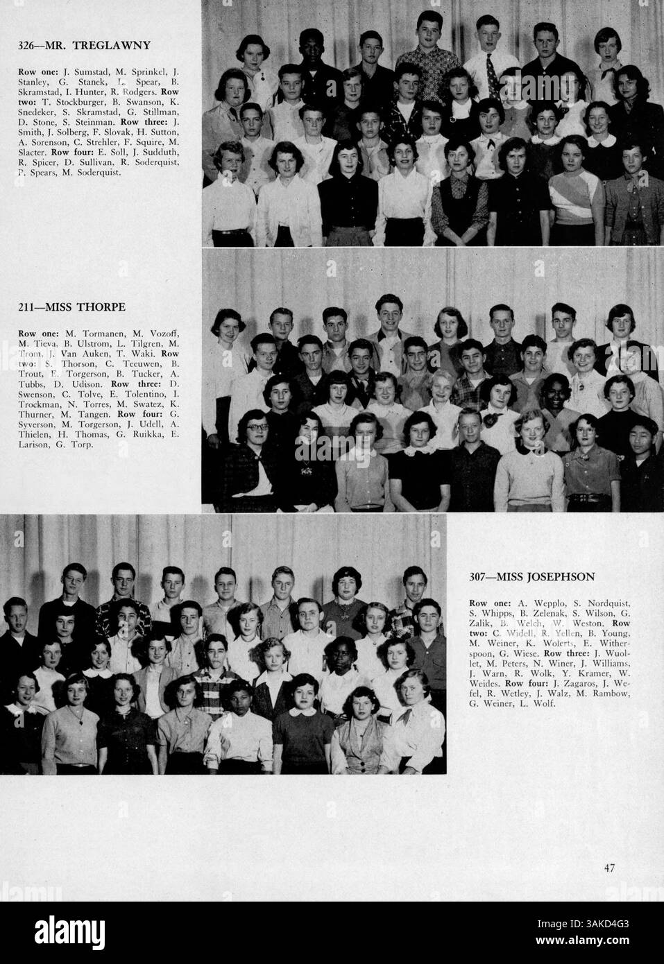 The 1953 Polaris yearbook from North High School showcases the students ...