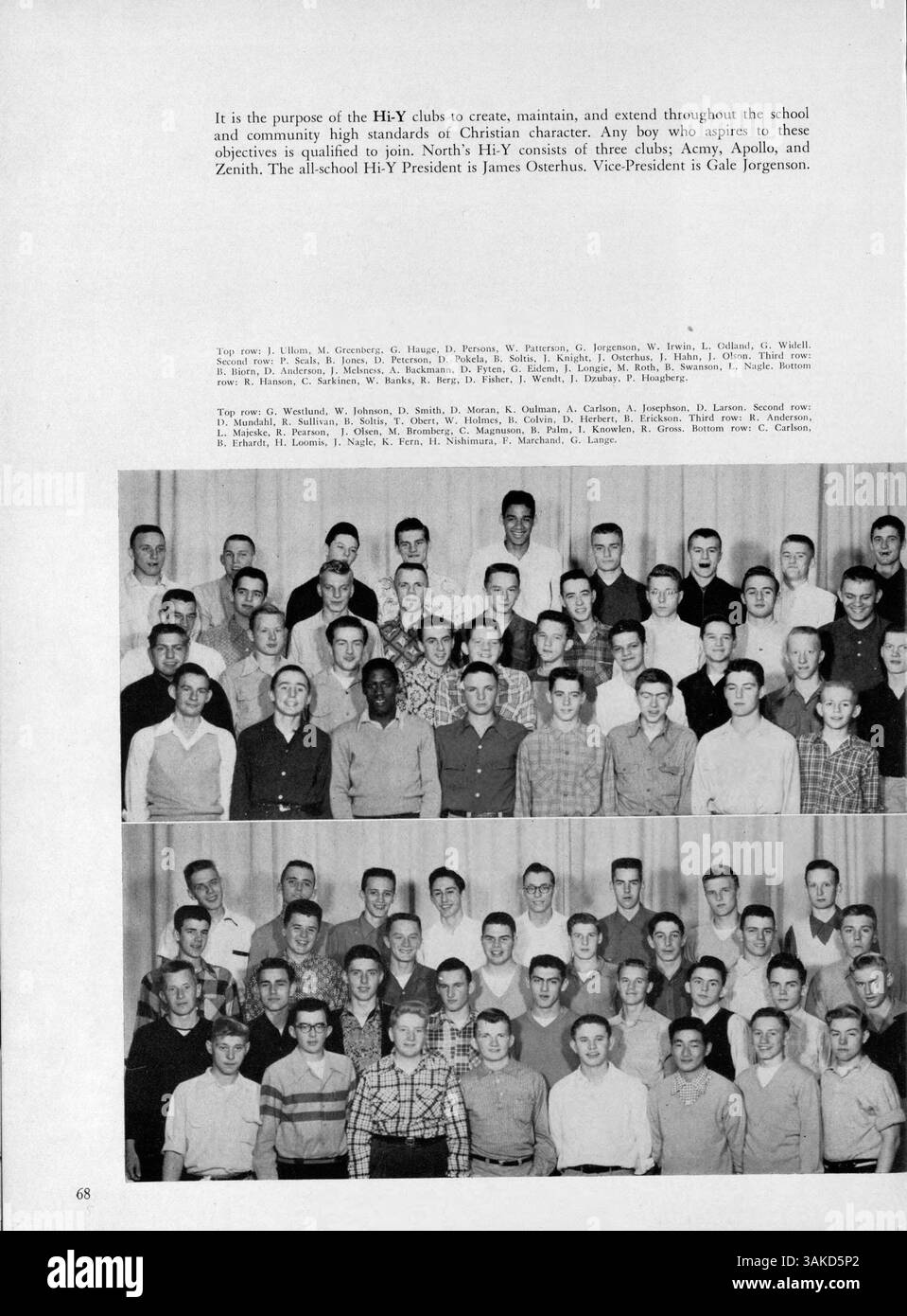 North High's 1953 yearbook, Polaris, documents the events, people, and ...
