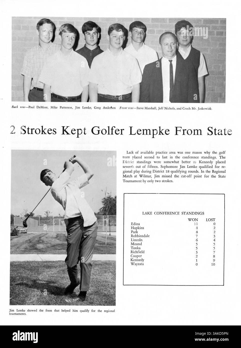 This high school yearbook highlights students, teachers, clubs ...