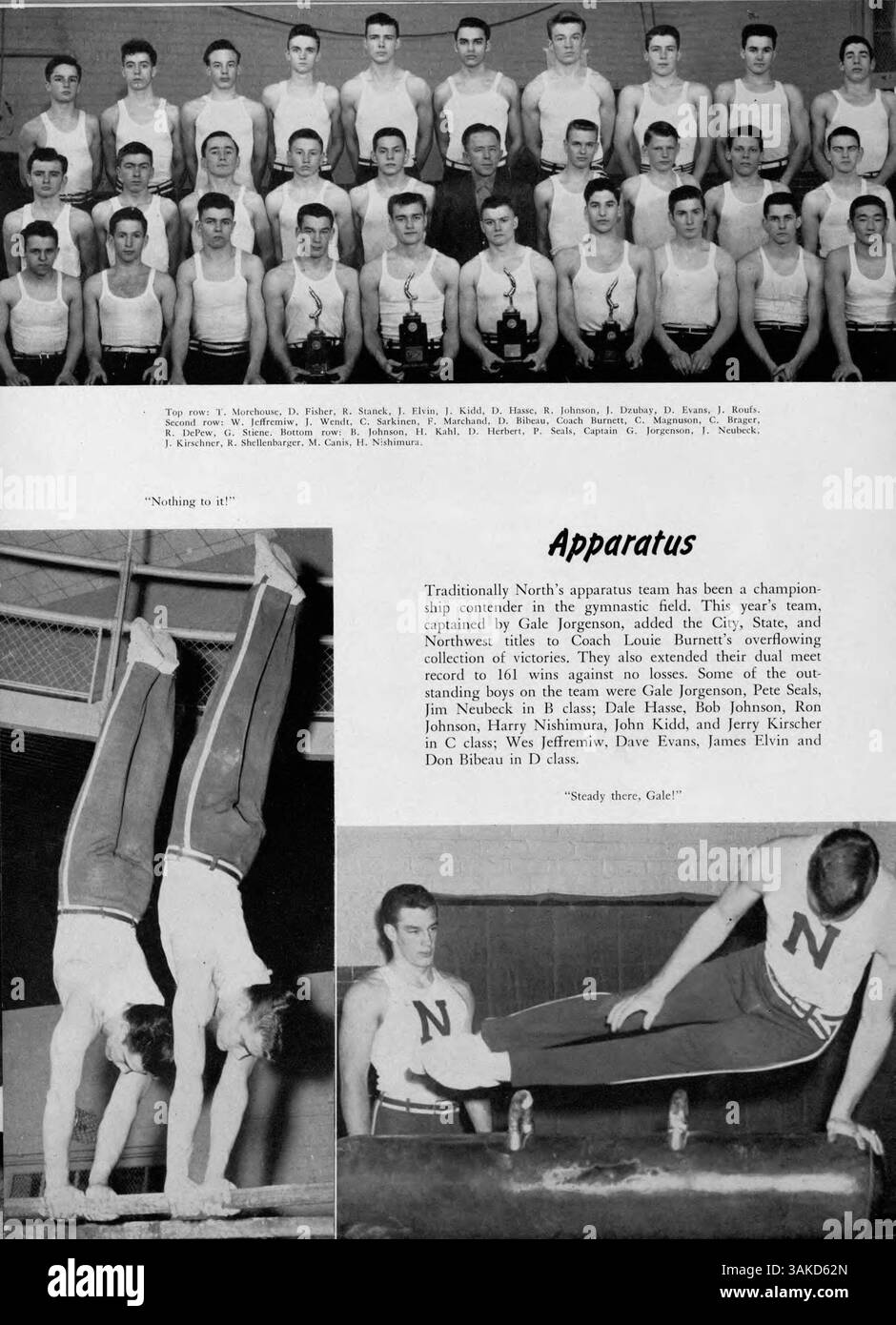 North High School's 1953 yearbook, Polaris, captures the significant ...