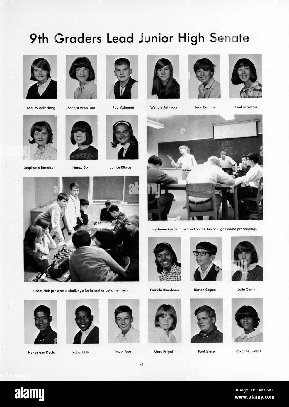 This 1966 high school yearbook from University High School documents ...