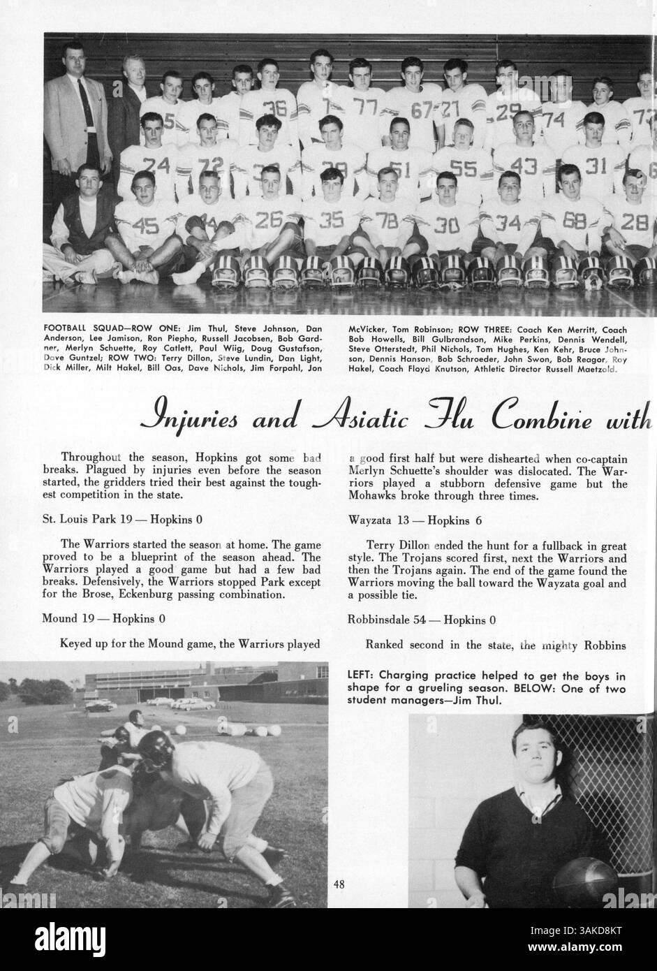 The 1957 hopkins high yearbook hi-res stock photography and images - Alamy