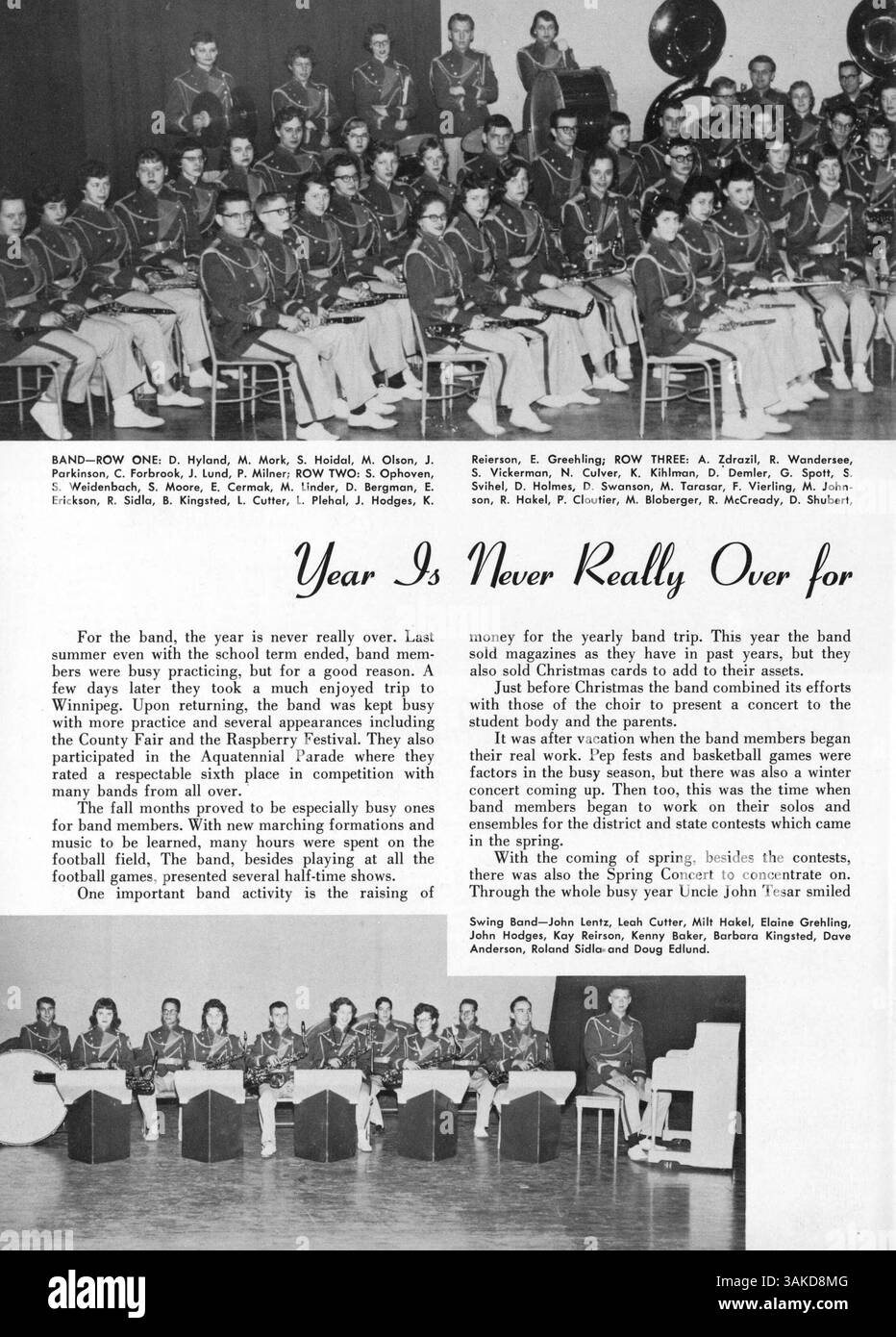 This 1958 yearbook from Hopkins High records the school’s events, clubs ...