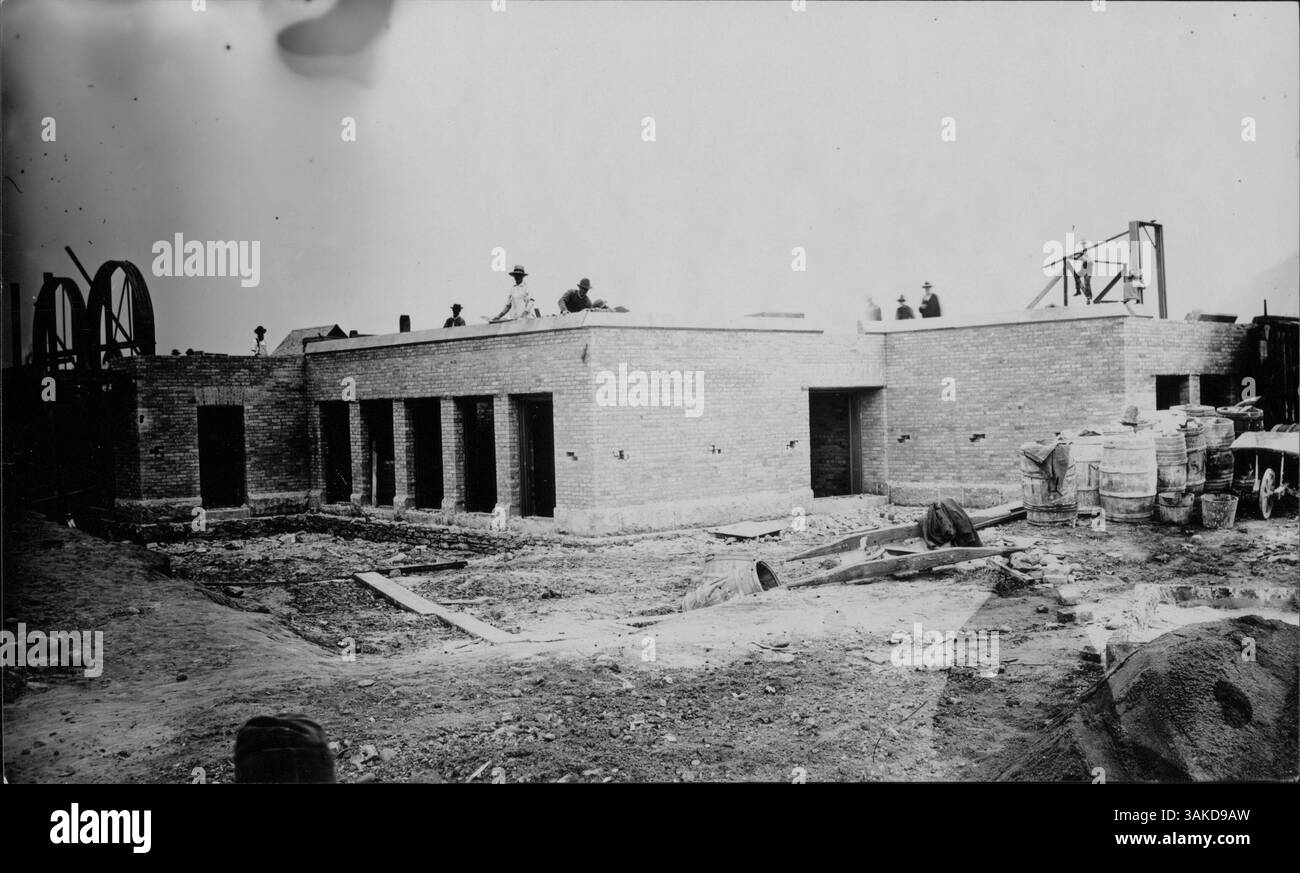 A photograph of the exterior of Grant School building under ...