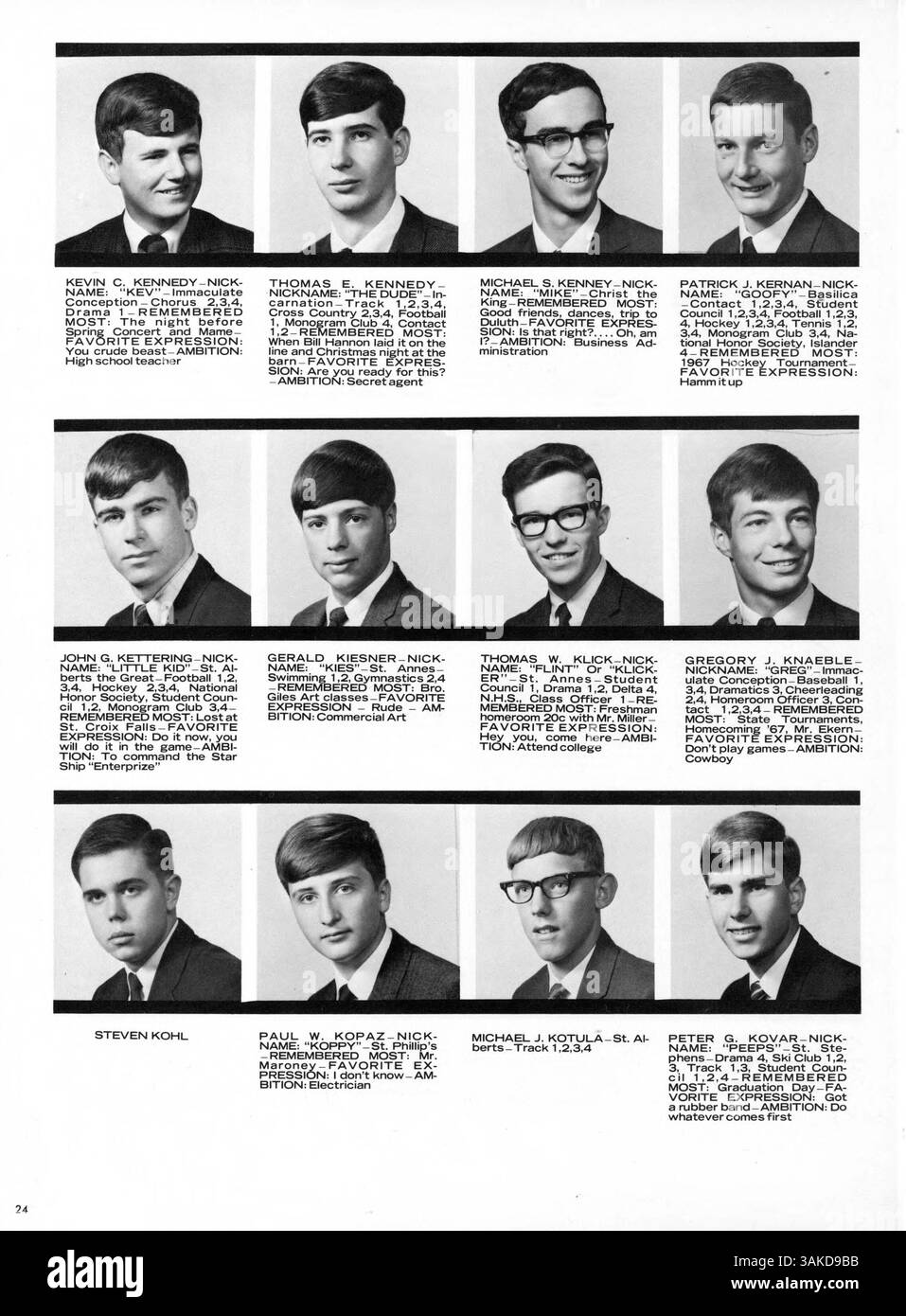 The 1968 'Delta' yearbook from De La Salle High School highlights the ...