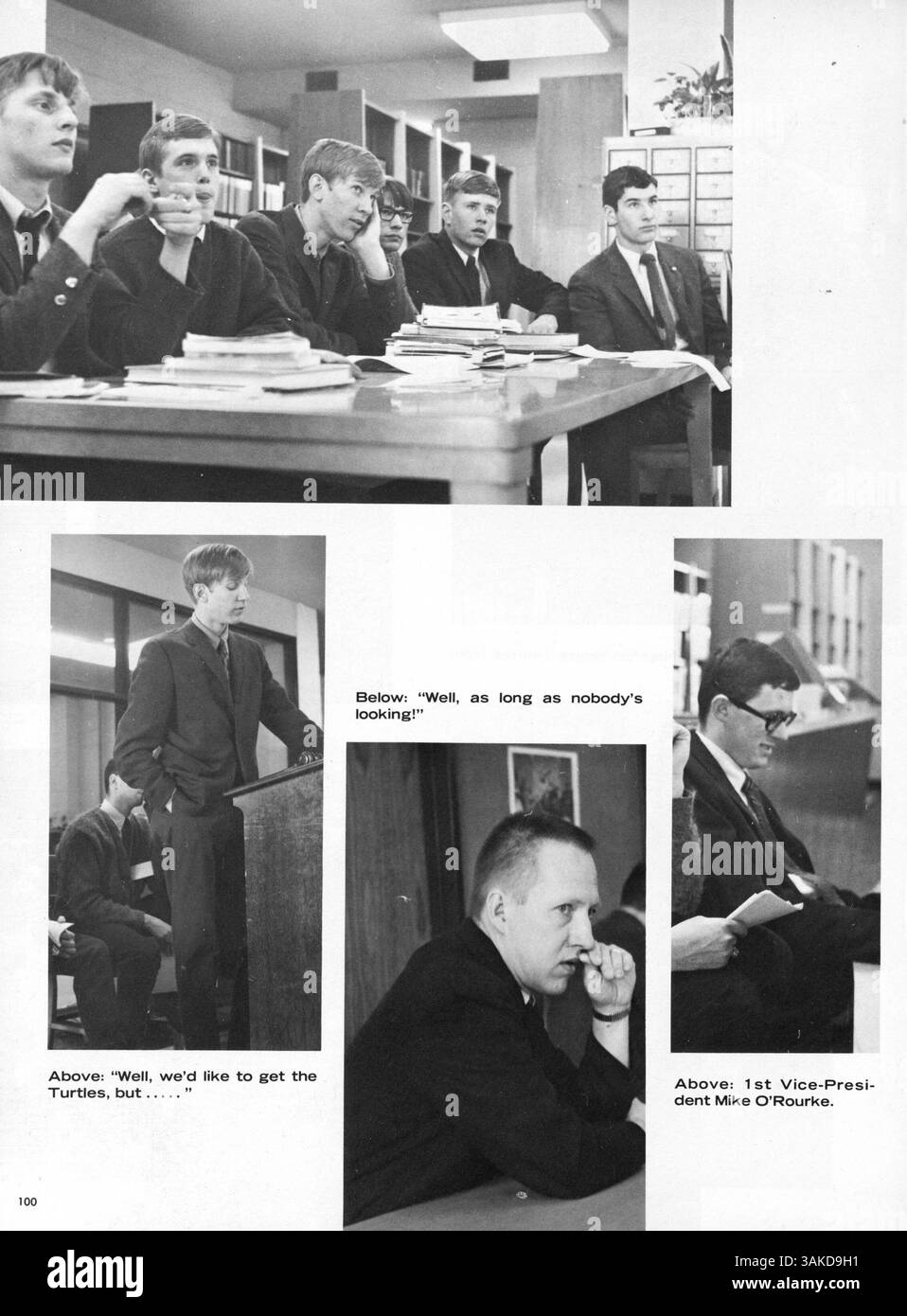 The 1968 'Delta' yearbook from De La Salle High School features student ...