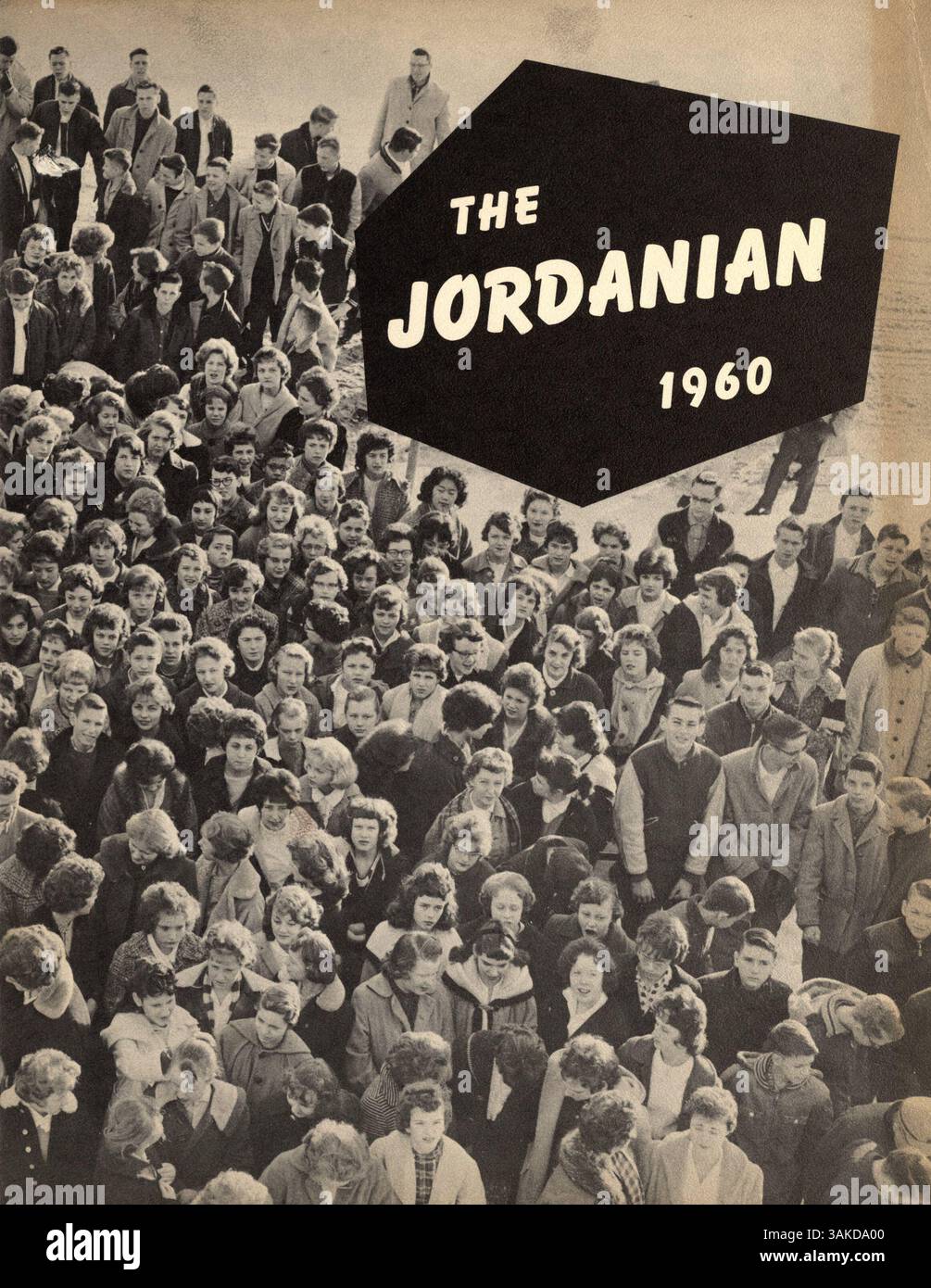 'The Jordanian' yearbook from Jordan Junior High School records the ...