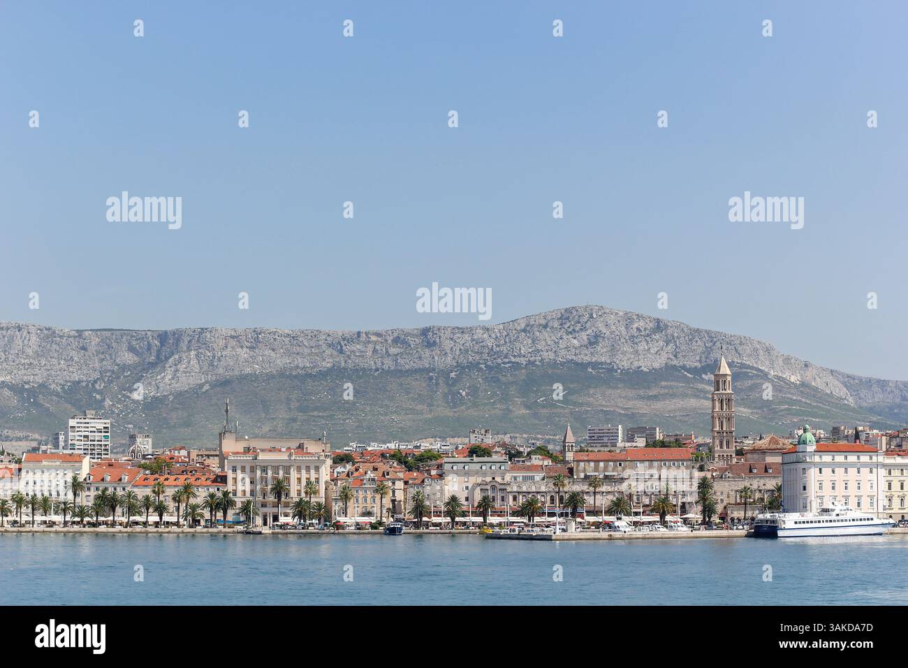 A picturesque view of Split's waterfront featuring historical landmarks ...
