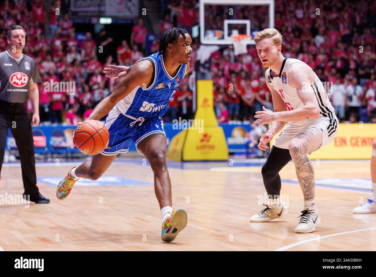Frankfurt, Deutschland. 12th Apr, 2025. Malik Parsons (Frankfurt ...
