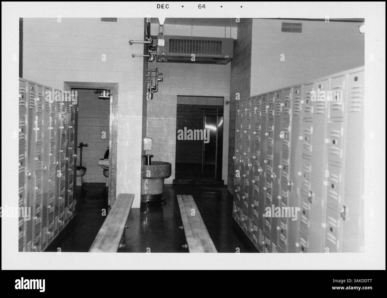 This image showcases the new locker rooms at Marshall High School, featuring the updated ...