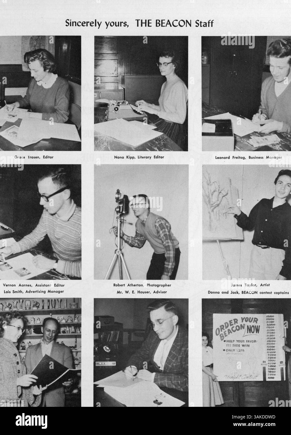 The Holiness Methodist School of Theology Yearbook 'The Beacon' 1957 ...