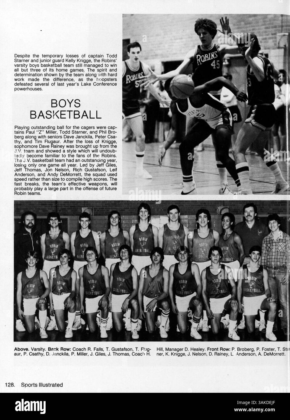 1980s high school class photo Black and White Stock Photos & Images - Alamy