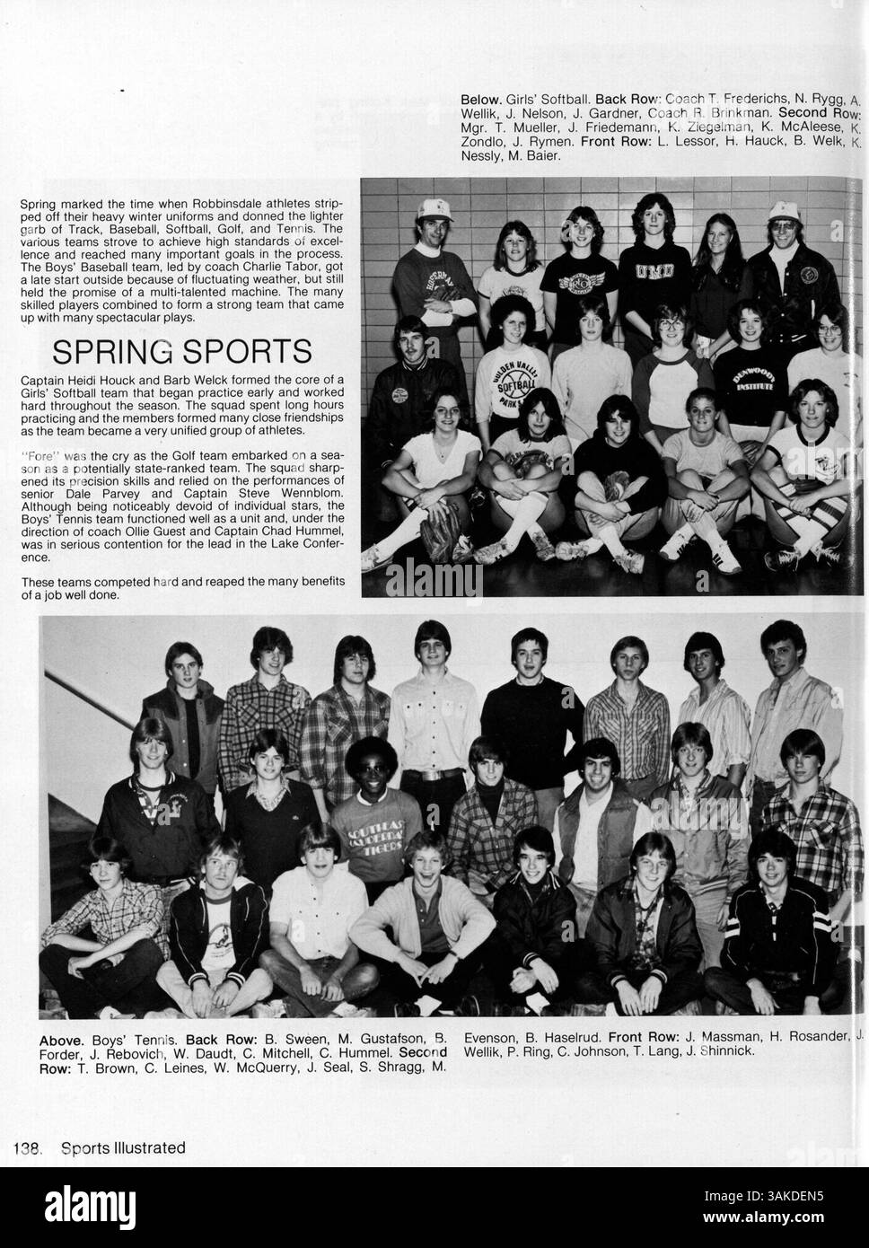 The 1981 Robbinsdale High School Yearbook, 'Robin June,' offers a ...