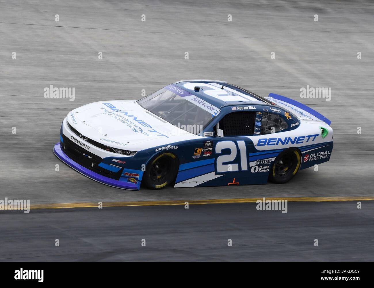 BRISTOL, TN - APRIL 12: Austin Hill (#21 Richard Childress Racing ...