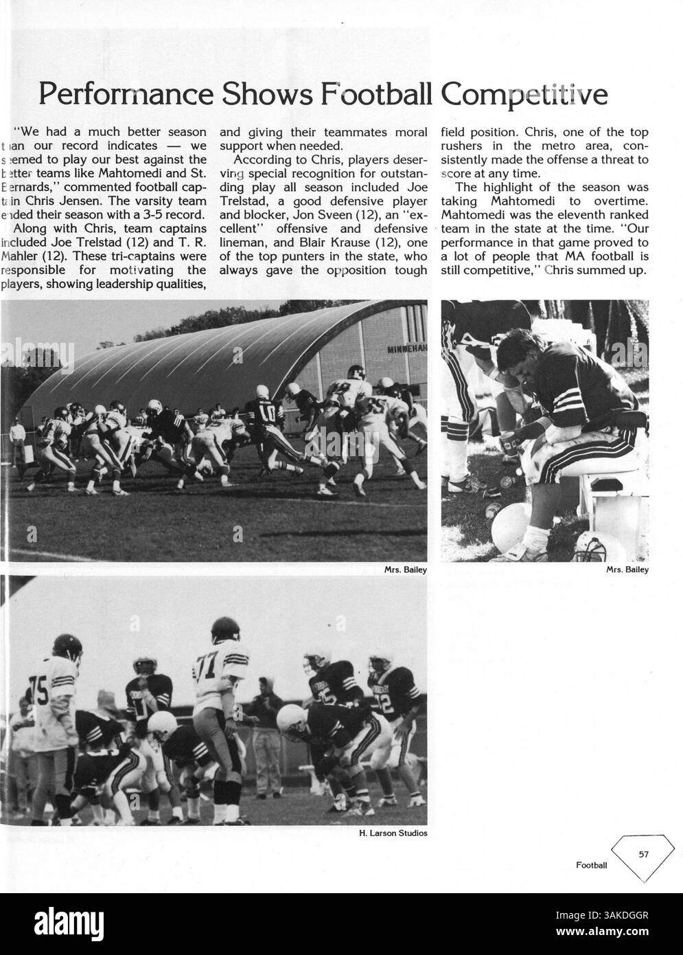 This 1988 edition of the 'Antler' Yearbook from Minnehaha Academy ...