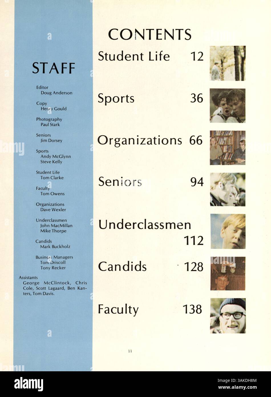 Blake's 1970 yearbook, '70 Call O' Pan,' captures the events, people ...