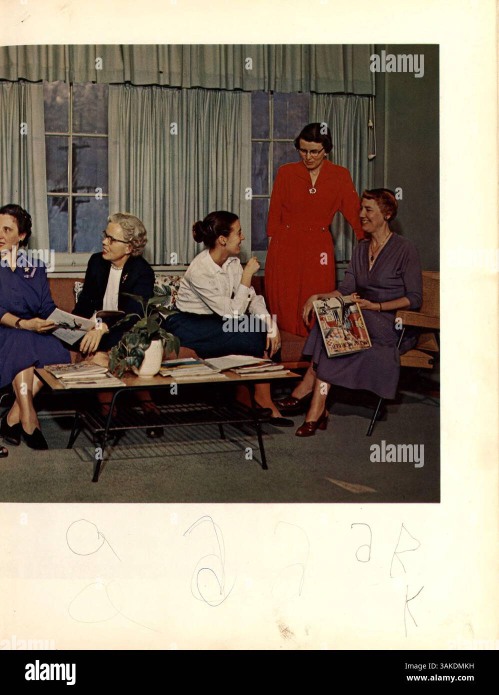 This edition of the 'Tatler' yearbook from 1956 captures the students ...
