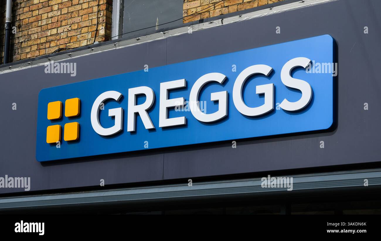 Greggs logo 2025 hi-res stock photography and images - Alamy