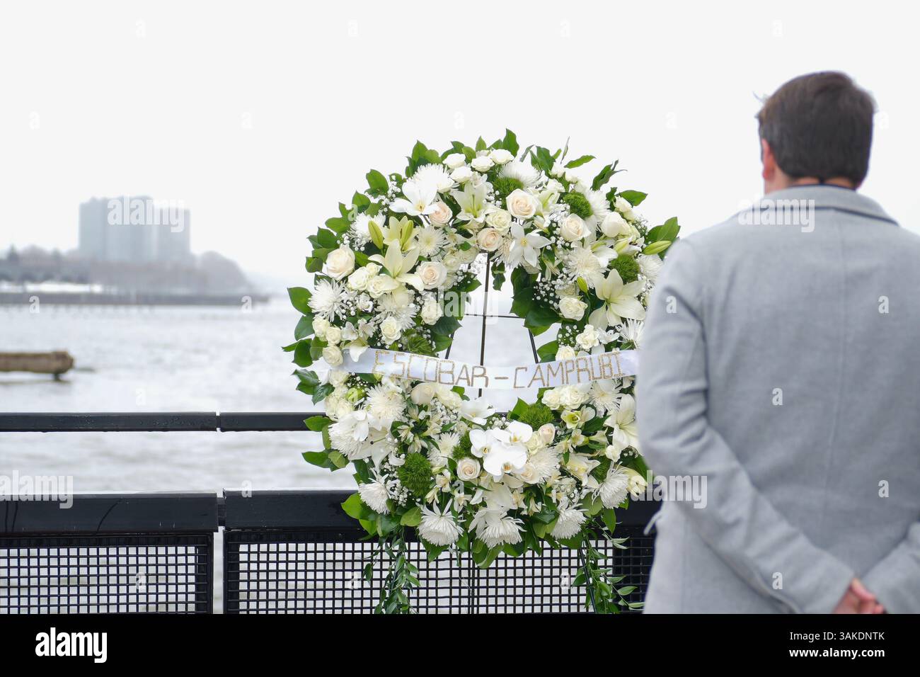 Joan Camprubí Montal, a family member of five of the victims who died ...