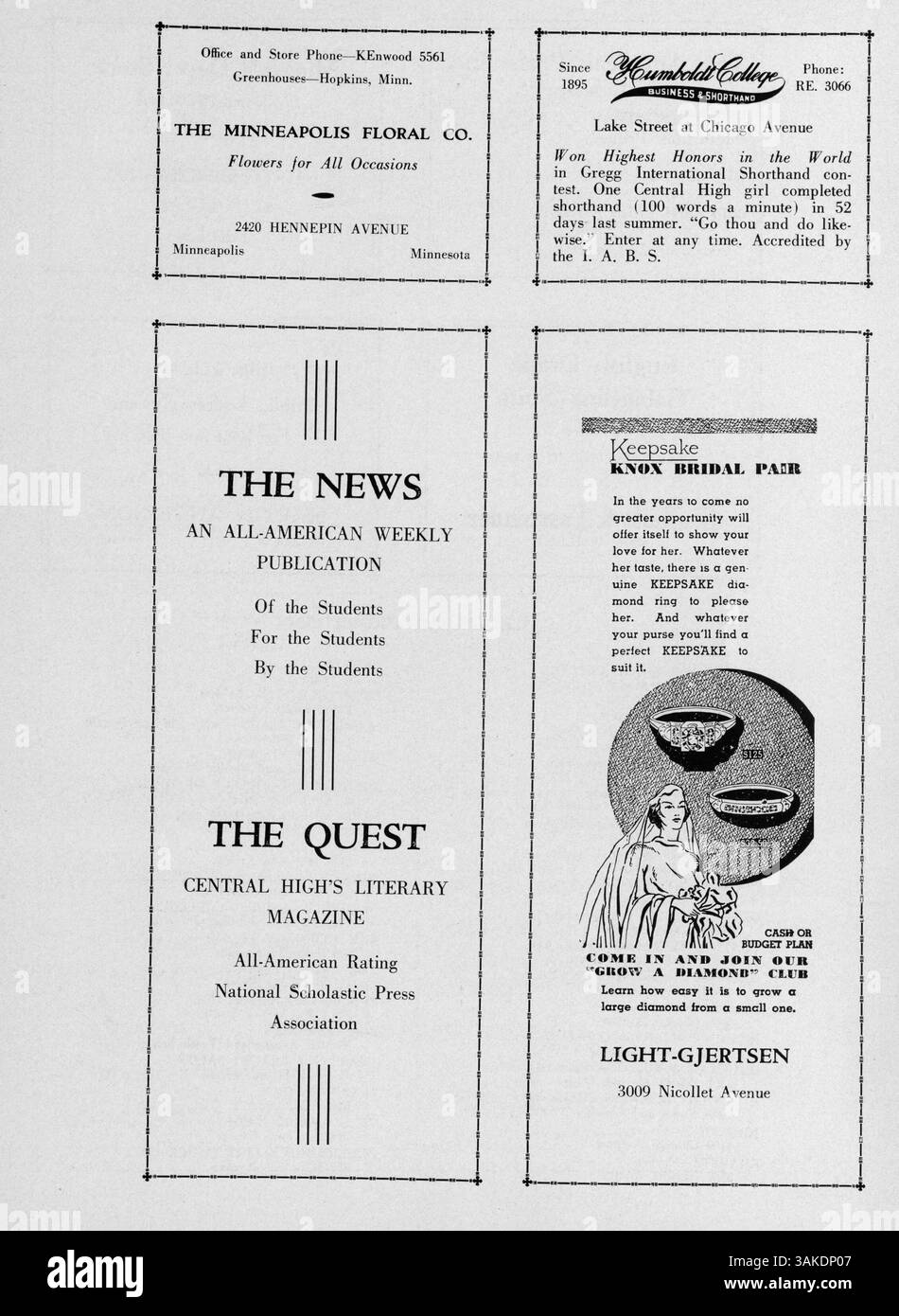 This 1936 yearbook from Central High School showcases the students ...