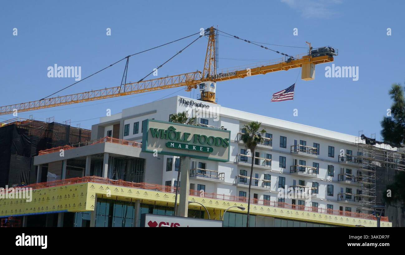 Los Angeles, California, USA 11th April 2025 The Daphne Construction at ...