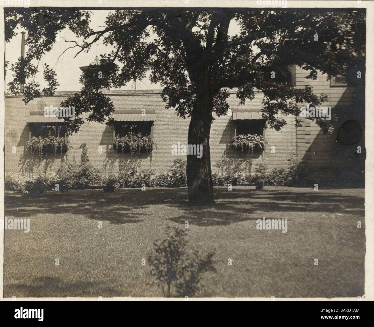 The window boxes at the Old Morrison House in Hennepin County, used by ...