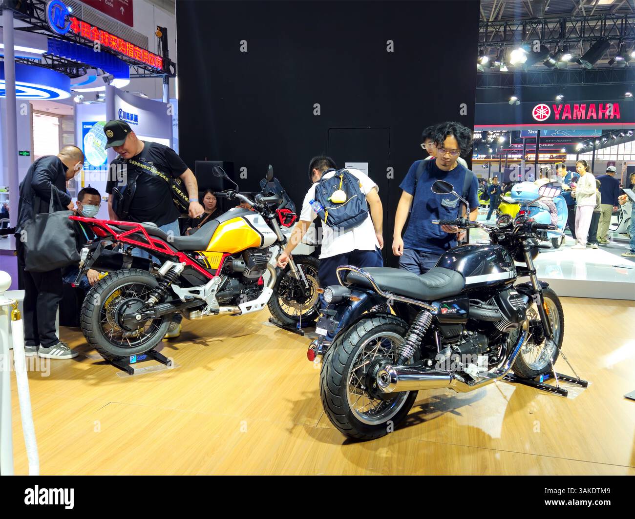 Beijing, China, April 11, 2025 — Yamaha Motorcycle Booth at the 2025 ...