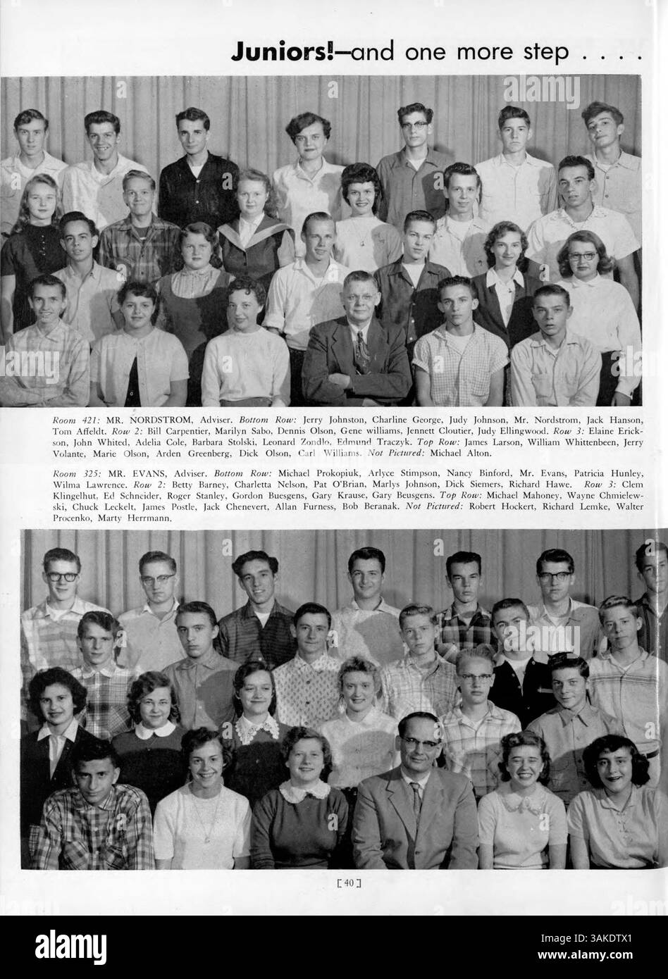 The 1957 'Tradewind' yearbook highlights the achievements of students ...