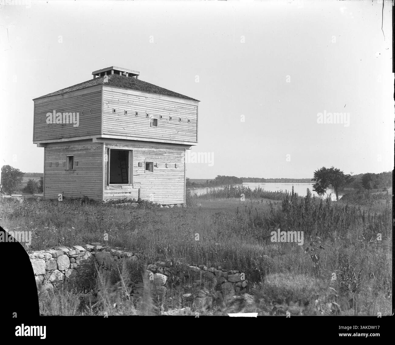 The Fort Ripley Block House, located in Hennepin County, was a military ...