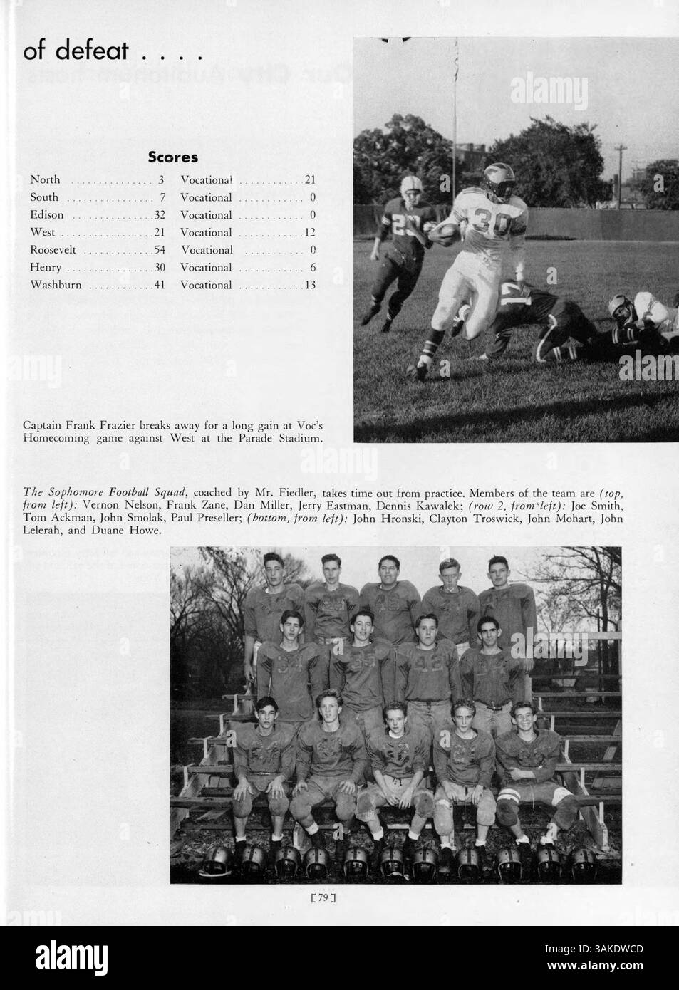 This 1957 yearbook highlights key academic, social, and athletic ...